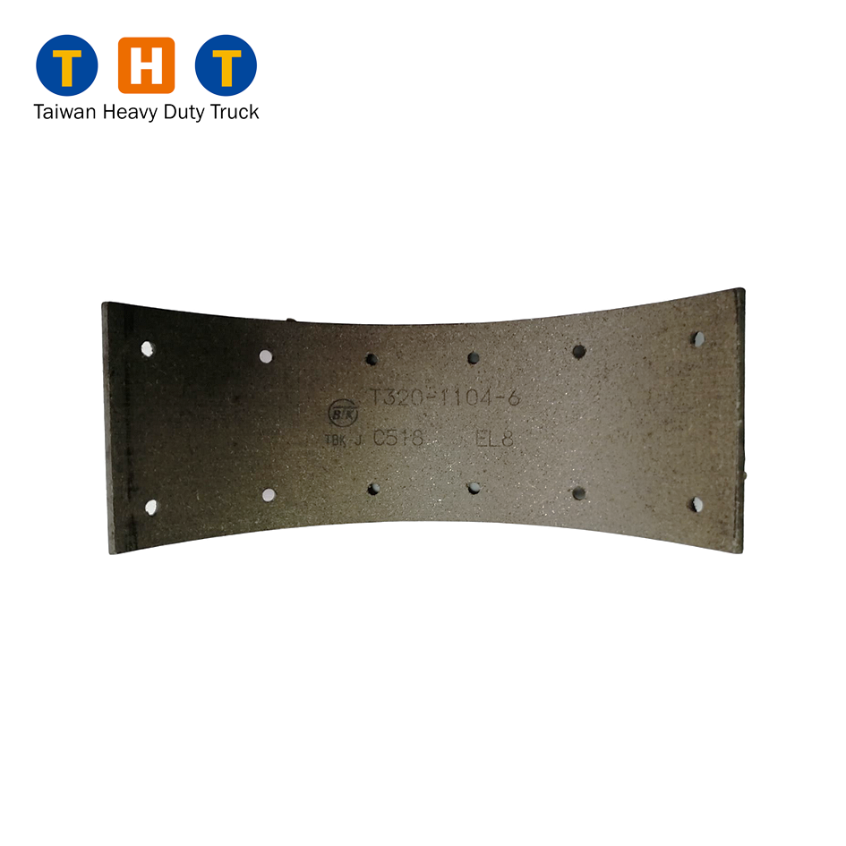 Brake Lining 12Holes*110mm T320-1104 Truck Brake Parts For Fuso Canter ...